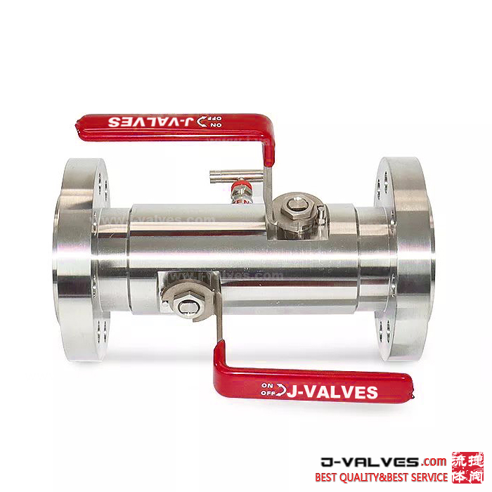 Stainless Steel DBB Double Block Double Drain Flanged Ball Valve from ...