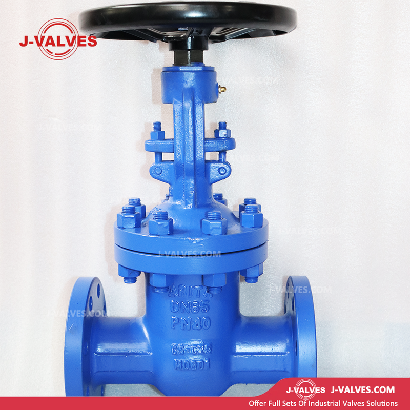 DIN DN65 WCB Carbon Steel Flange Manual Gate Valve from China ...